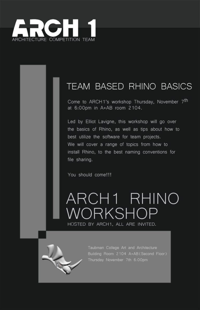 ARCH1 Rhino Workshop - Taubman College