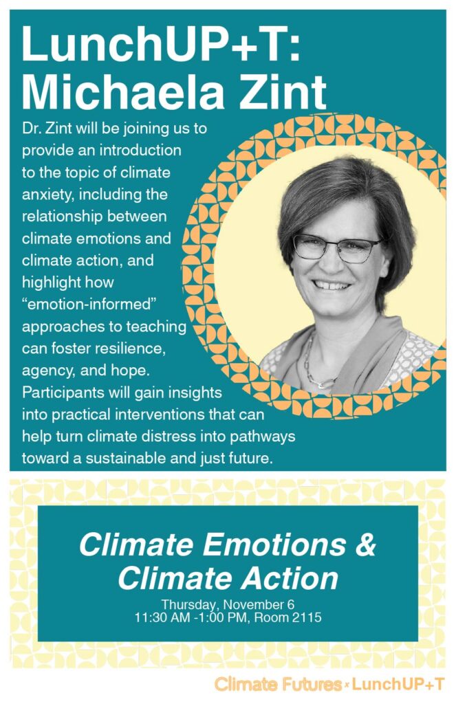 LunchUP+T with Michaela Zint - Taubman College